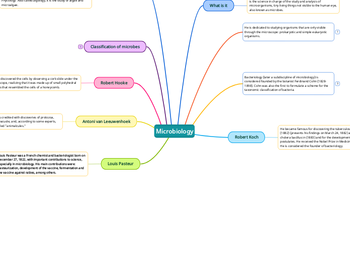 Microbiology - Mind Map