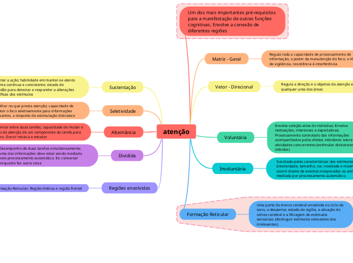 atenção - Mapa Mental - Amostra