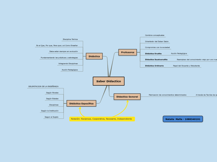 Saber Didactico - Mind Map