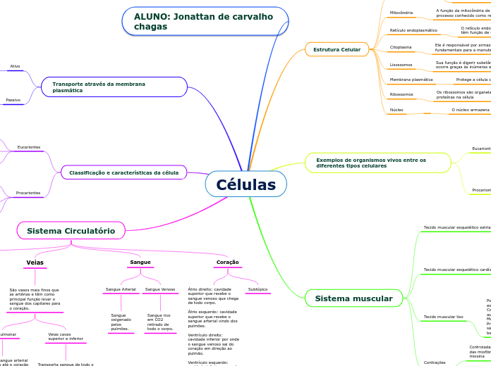 Células - Mind Map