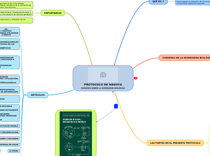 PROTOCOLO DE NAGOYA CONVENIO SOBRE LA...- Mind Map