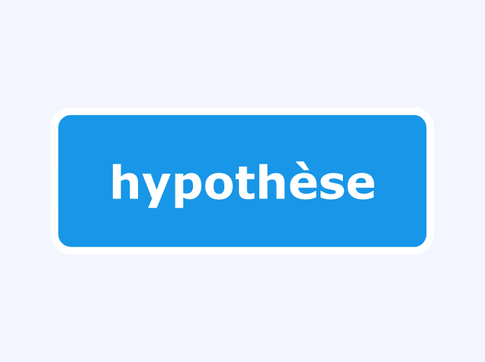 hypothèse - Mind Map