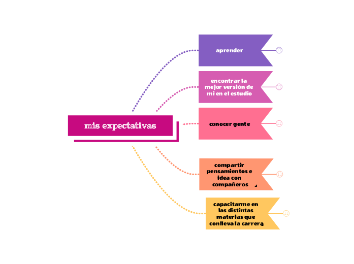 mis expectativas - Mind Map