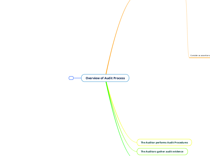 Overview of Audit Process - Mind Map