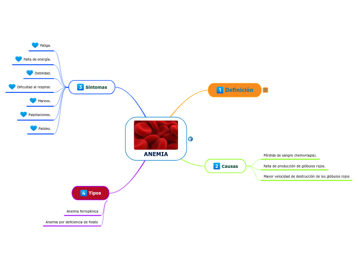 ANEMIA - Mind Map