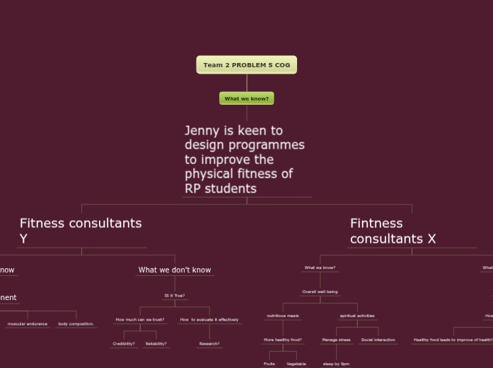 PROBLEM 5 COG - Mind Map