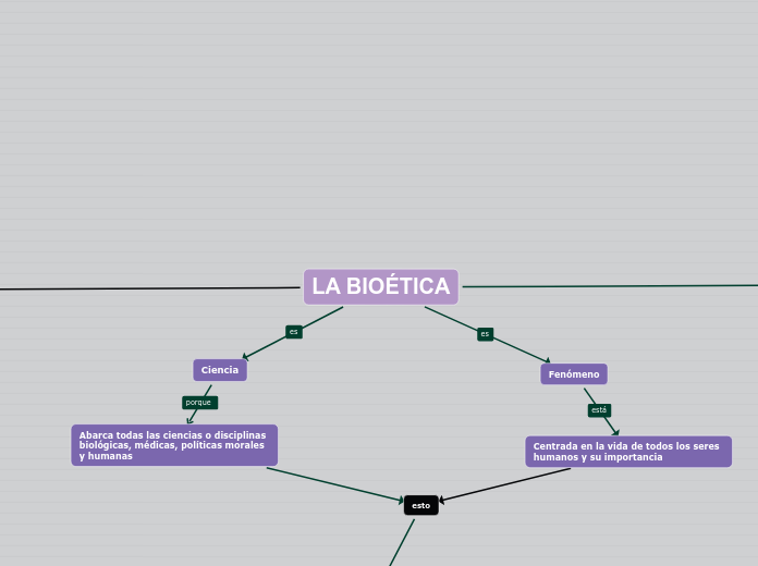 LA BIOÉTICA - Mind Map