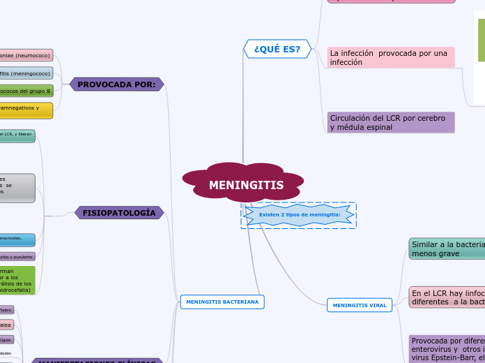 Diagrama De Células De Meningitis Bacteriana