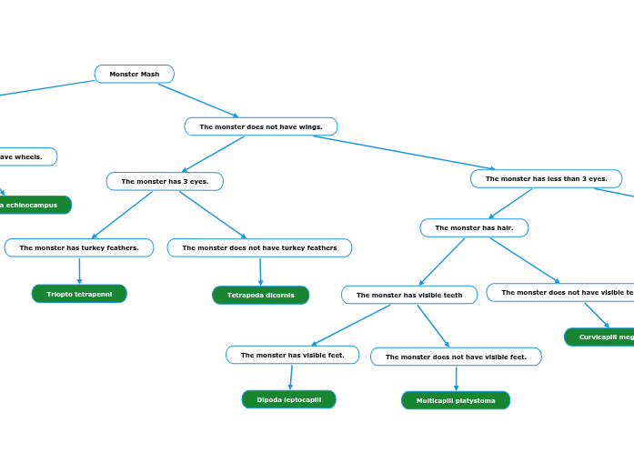 Monster Mash - Mind Map