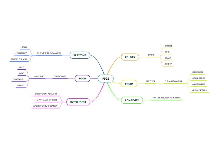 PIGS - Mind Map
