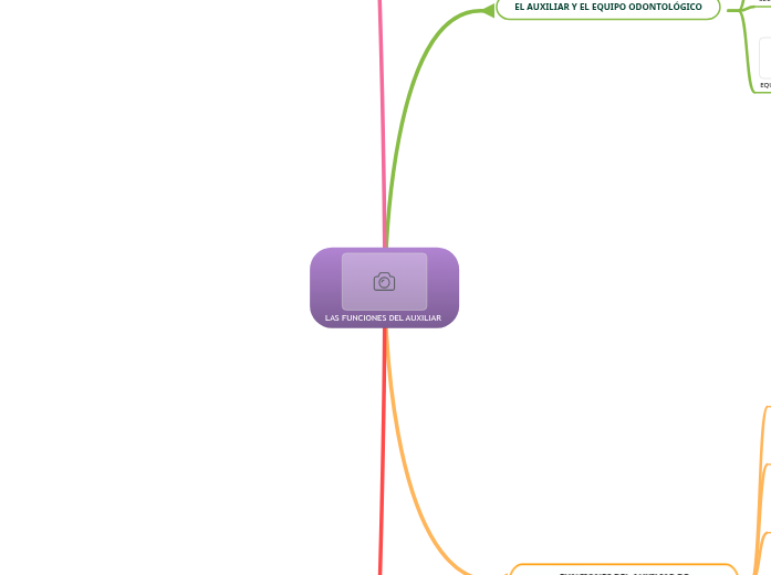 LAS FUNCIONES DEL AUXILIAR - Mind Map