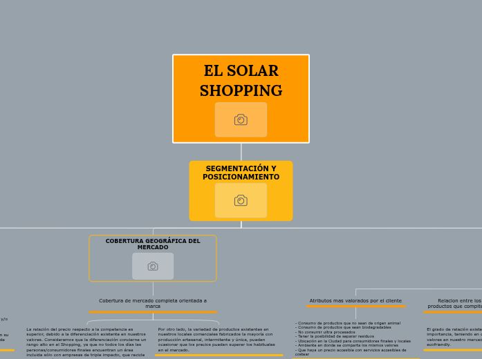 EL SOLAR SHOPPING - Mind Map