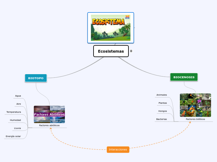 Ecosistemas - Mind Map