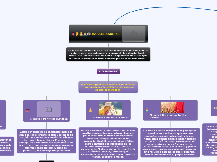 MAPA SENSORIAL - Mind Map