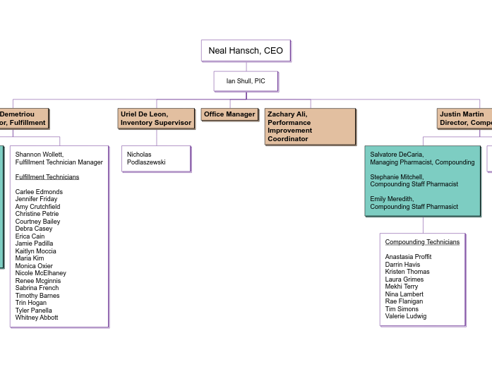 Neal Hansch, CEO - Mind Map