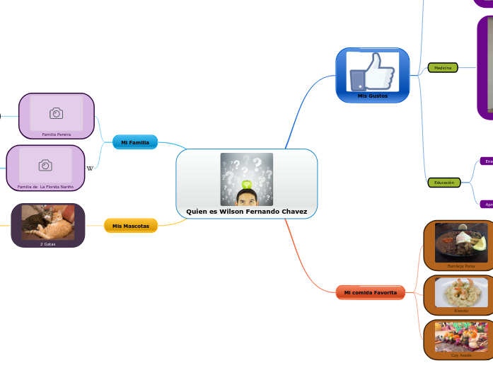 Quien es Wilson Fernando Chavez - Mind Map