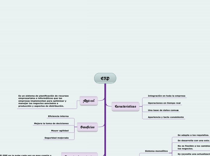 ERP - Mind Map