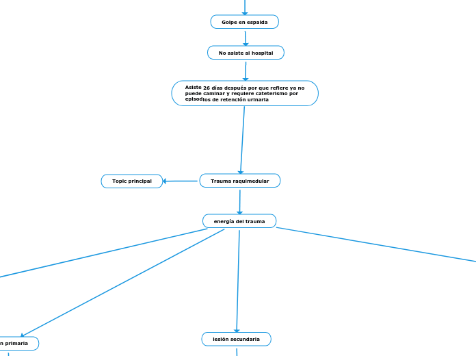 Trauma raquimedular - Mind Map