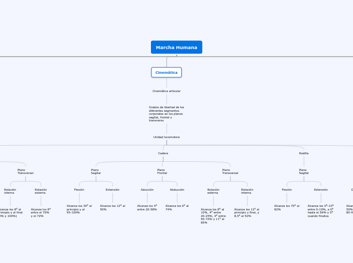 Marcha Humana - Mind Map