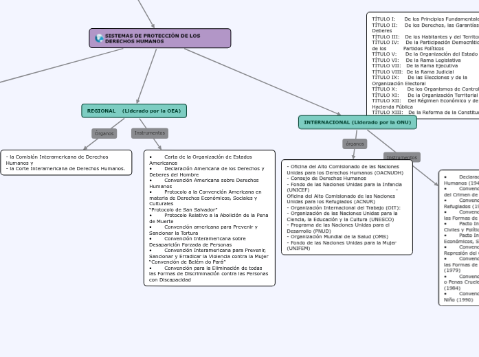 Esquema Para Proteccion de los Derechos...- Concept Map