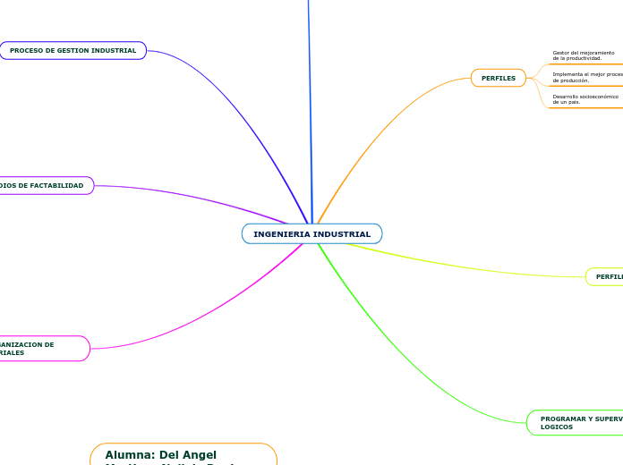 INGENIERIA INDUSTRIAL - Mind Map