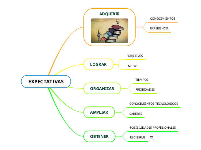 EXPECTATIVAS - Mapa Mental - Amostra