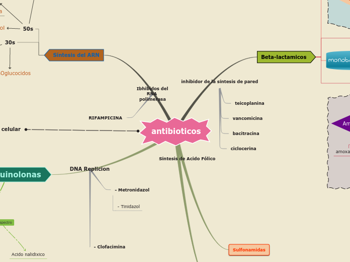 antibioticos - Mind Map