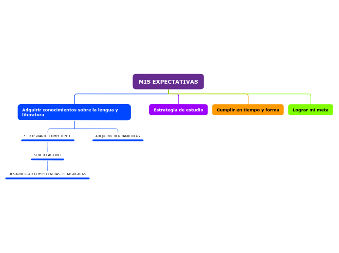 MIS EXPECTATIVAS - Mind Map