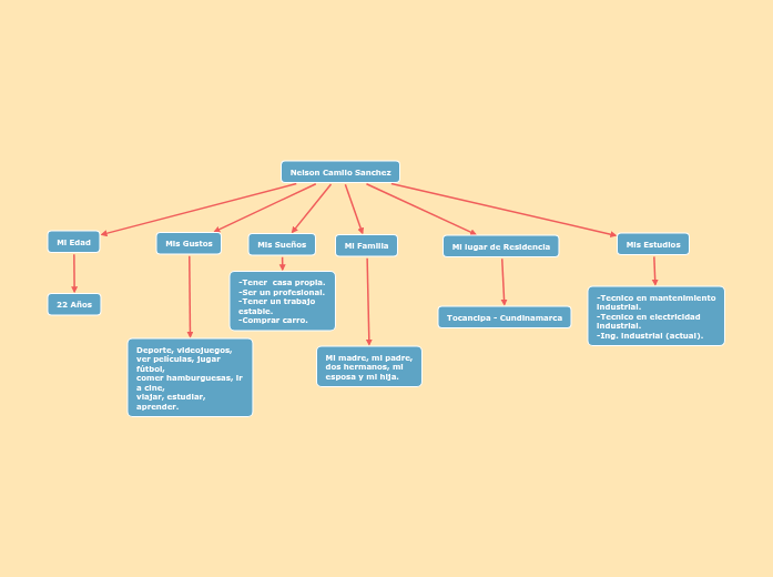 Nelson Camilo Sanchez - Mind Map