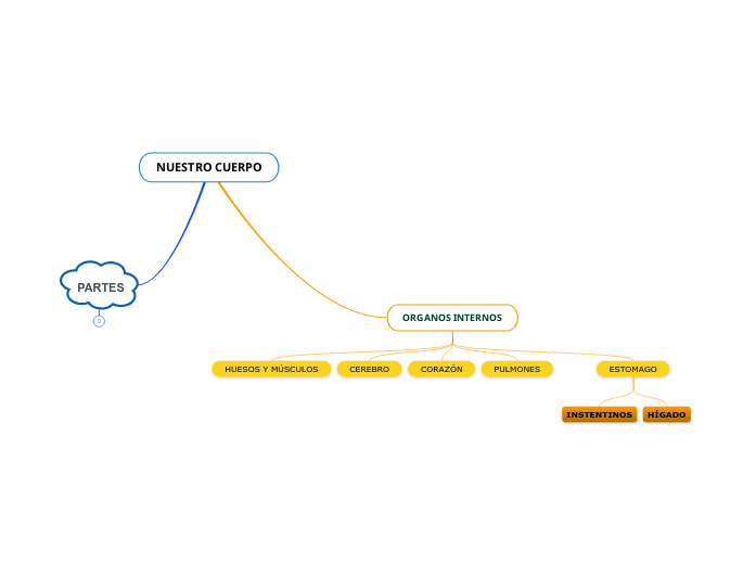 NUESTRO CUERPO - Mind Map