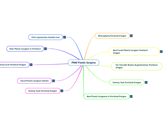 PNW Plastic Surgery - Mind Map