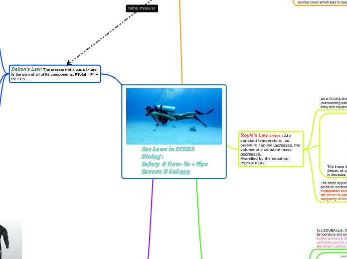 Scuba Diving Safety Diagram