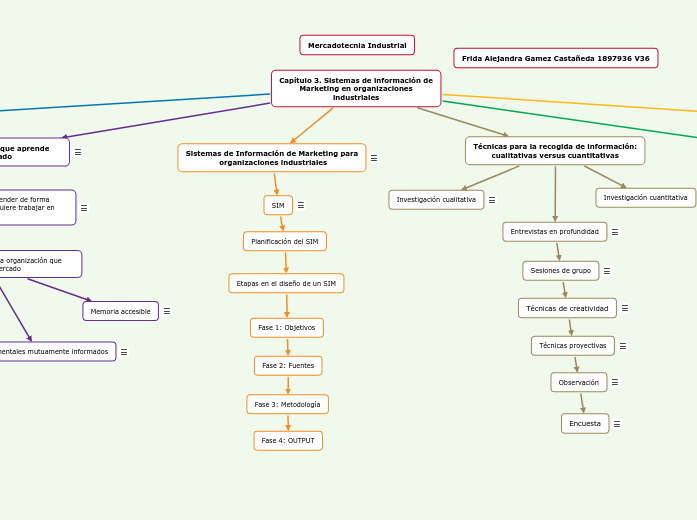 Capítulo 3. Mapa Conceptual Frida Gamez - Mind Map