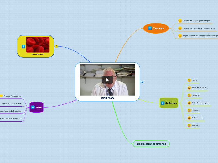 ANEMIA - Mind Map
