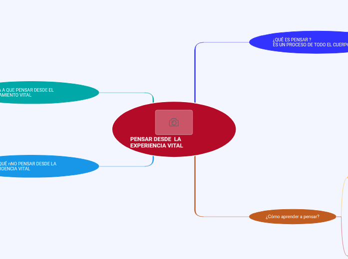 PENSAR DESDE LA EXPERIENCIA VITAL - Mind Map