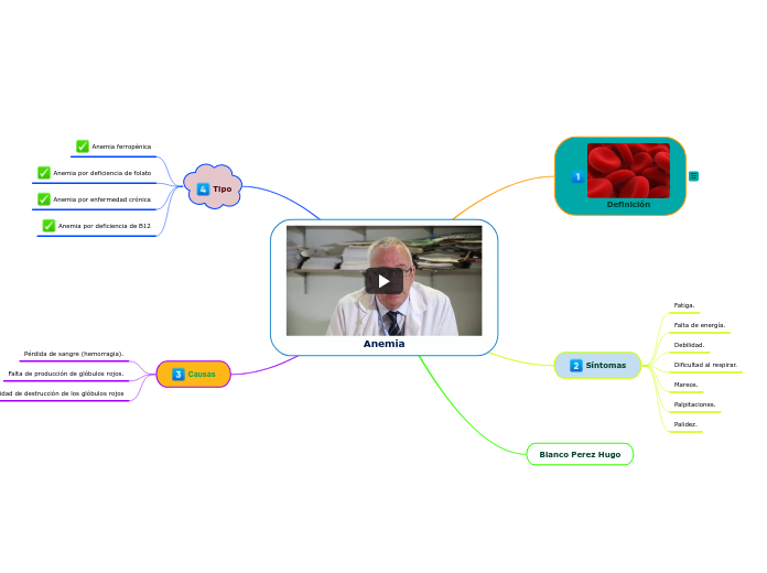 Anemia - Mind Map