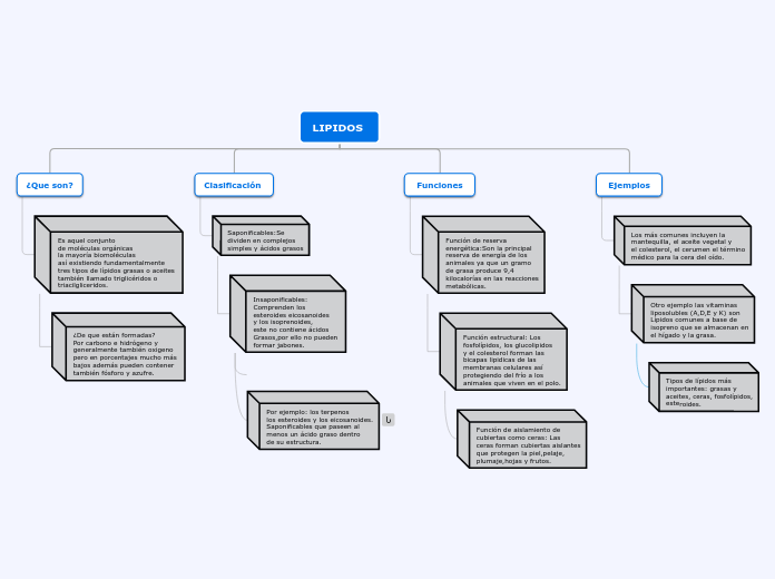 LIPIDOS - Mind Map