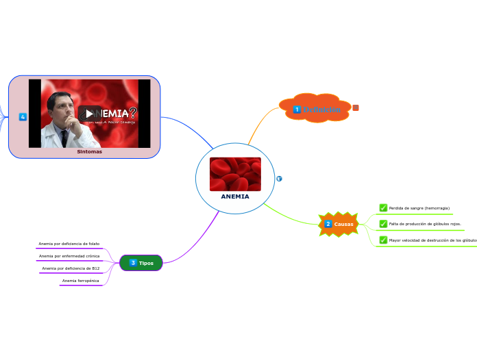 ANEMIA - Mind Map