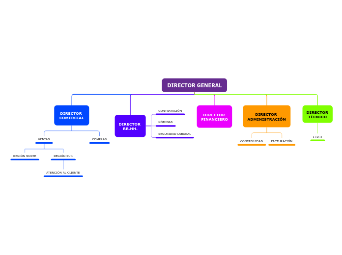 DIRECTOR GENERAL - Mind Map