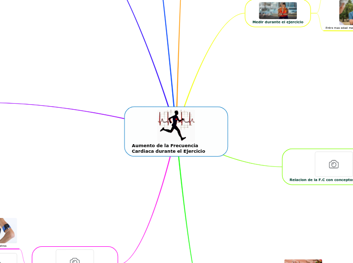Aumento de la Frecuencia Cardiaca durante ...- Mind Map