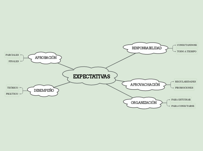 EXPECTATIVAS - Mind Map