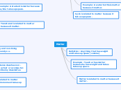 Matter - Mind Map