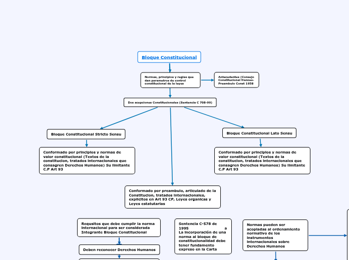 Bloque Constitucional - Mind Map