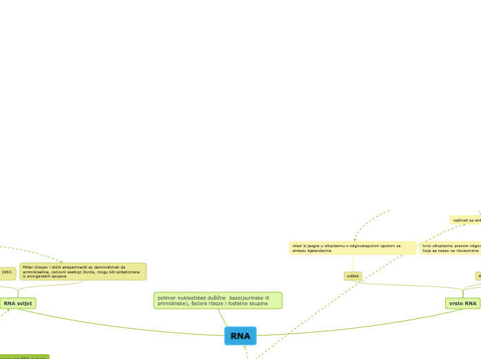 RNA - Mind Map