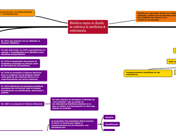 Mapa Conceptual Bioetica fatima - Mind Map