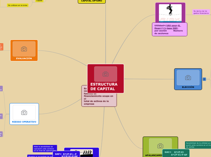 ESTRUCTURA DE CAPITAL - Mind Map