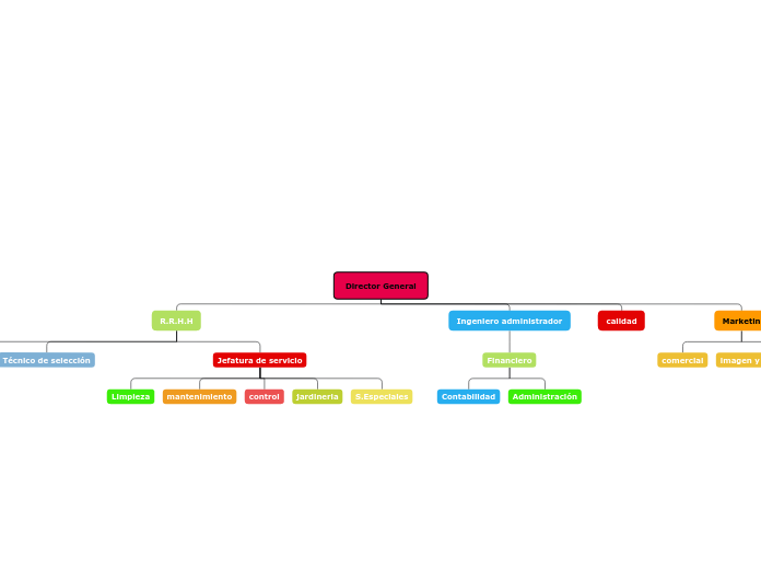 Director General - Mind Map