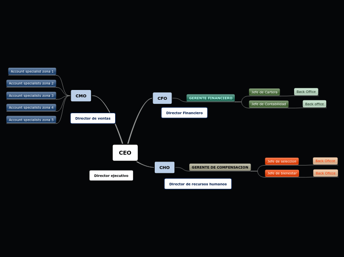 CEO - Mind Map