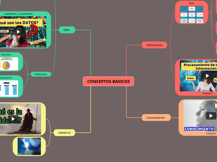 CONCEPTOS BASICOS - Mind Map