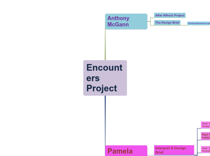 Encounters Project INTRO - Mind Map